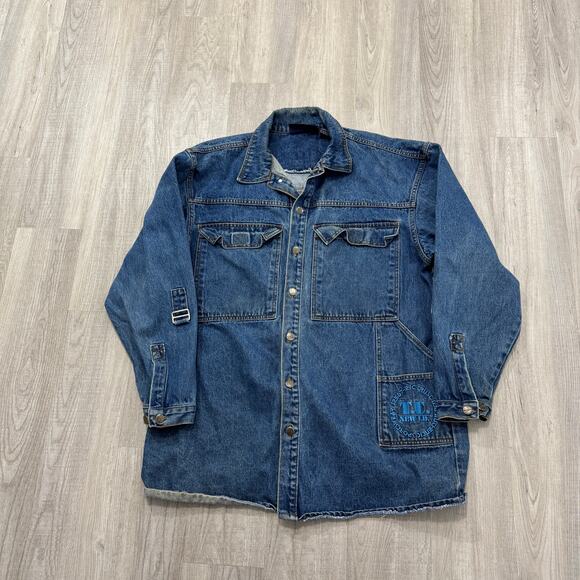 Vintage | Jackets & Coats | Vintage Trust Usa Denim Chore Coat Mens ...